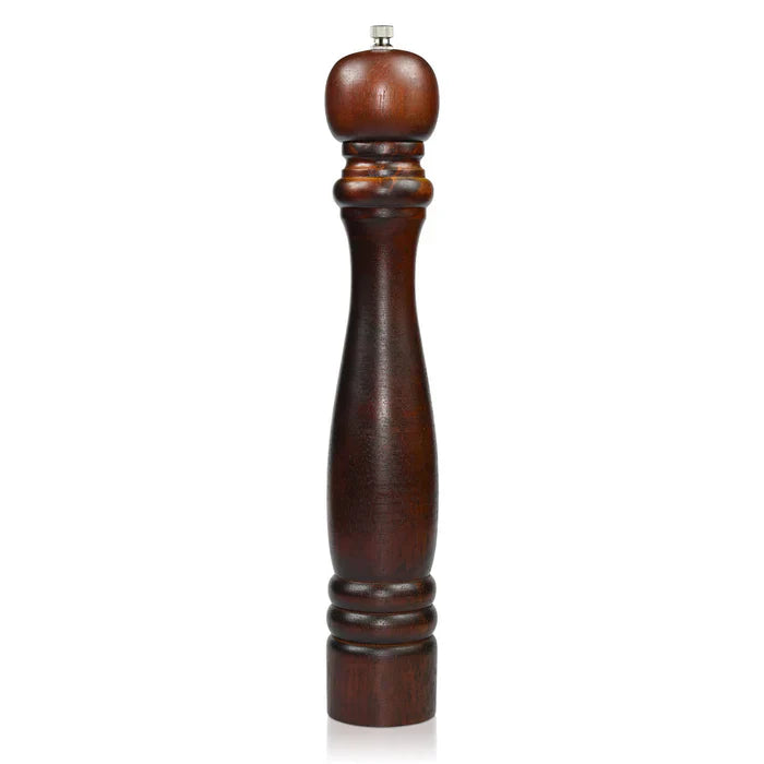 Pepper Mill 35 x 6cm Wooden Body with Zinc Alloy Grinder | AHA
